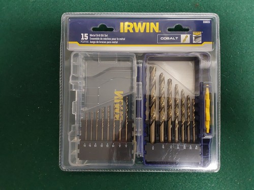 Irwin Industrial Tools 316015 Cobalt Drill Bit Set, 15-Piece | eBay