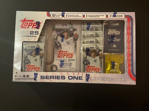 2025 Topps Series 1 Baseball Super Box w/Pin Sealed | eBay