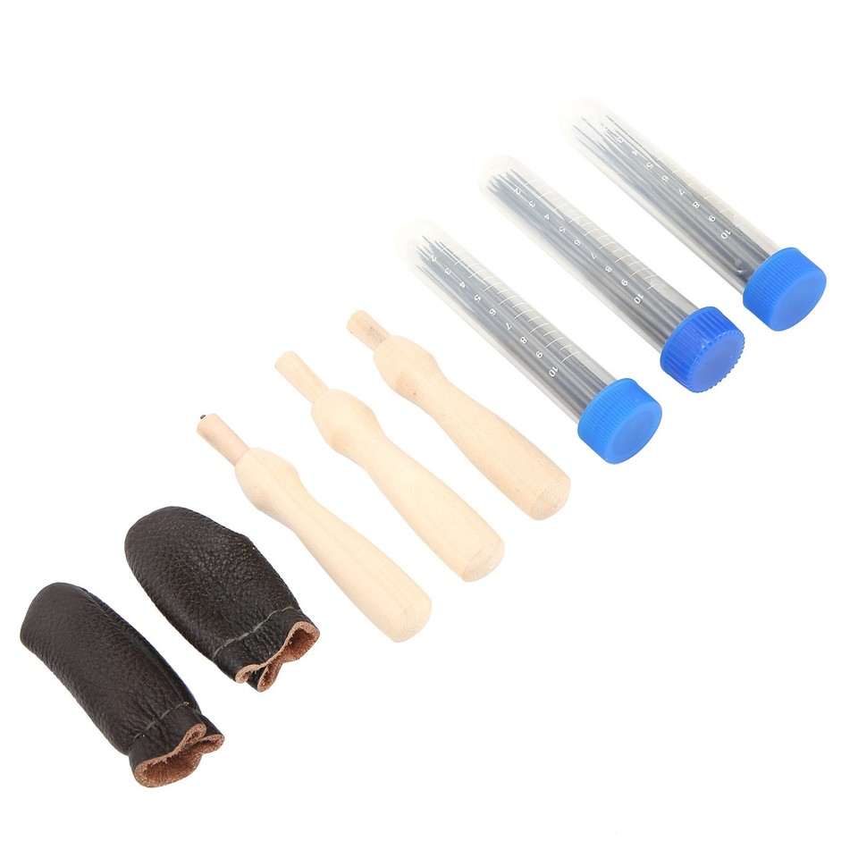 Felting Needles & Wool Supply Set with Storage Box Wooden Stamp ...