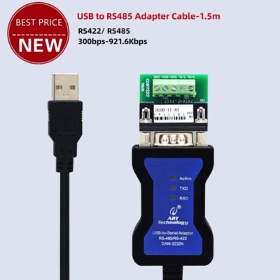 DAM3232N-1.5m USB to RS485 Adapter Cable 1-Channel USB-RS485 Converter ...