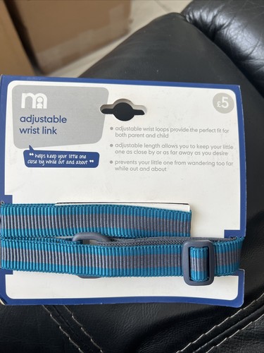 Adjustable Wrist Link Up To 6m Long 1-4 Yrs Blue Grey New Genuine ...