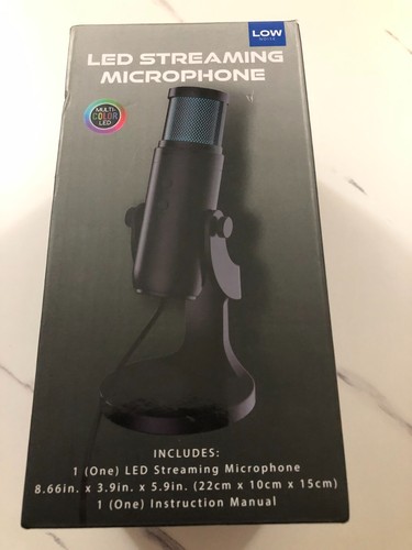 LED Streaming Microphone | eBay