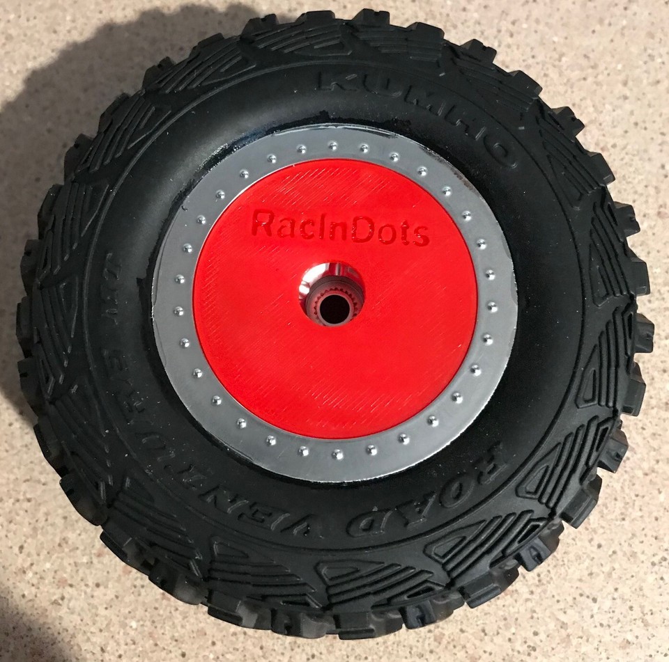Slash SOLID SPOKE (2WD) Wheel Dots Covers Mudboss- "Gen 2" Design by RacinDots | eBay