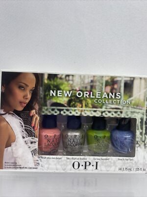 New Orleans Collection by OPI Mini 4 Pack Nail Lacquer Polish Bourbon ...