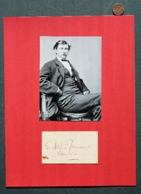 Civil War Journalist Author George Alfred Townsend signed autograph ...