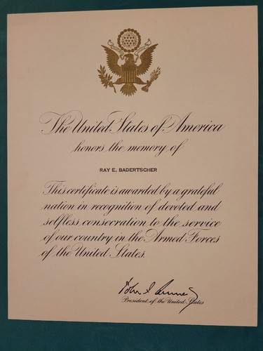 JOHN F. KENNEDY JFK SIGNED MILITARY LETTER TO FAMILY OF FALLEN SOLDIER ...