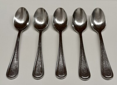 Corby Hall Las Palmas 18/10 Tea Spoon Set of 5 Used 6" | eBay