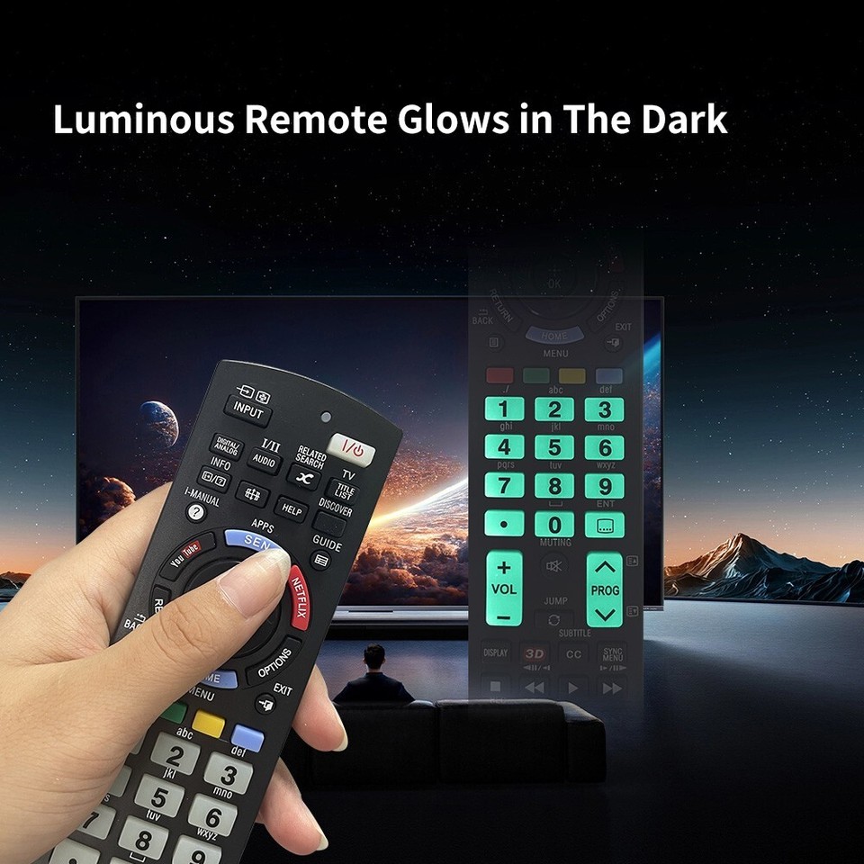 Remote Control For Sony LCD LED TV with Backlight & Learning No Voice ...