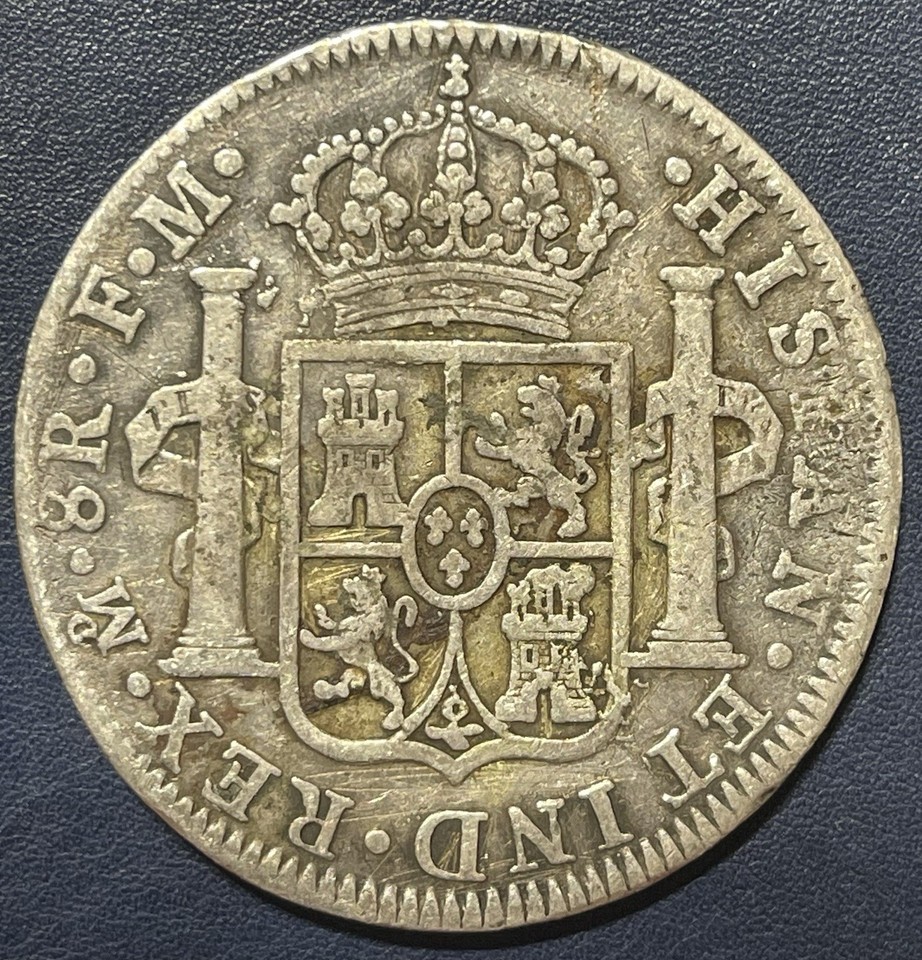 1793 Mexico 8 Reales Mo FM Carolus IIII Spanish Silver Coin | eBay