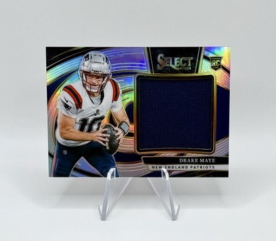 2024 Panini Select Drake Maye Jumbo Patch Holo Rookie Card RC /149 | eBay