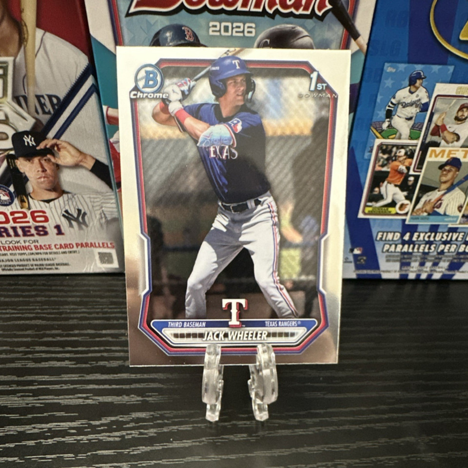 Topps Bowman Chrome 1st Bowman Insert IC-74 Jack Wheeler Texas Rangers ...
