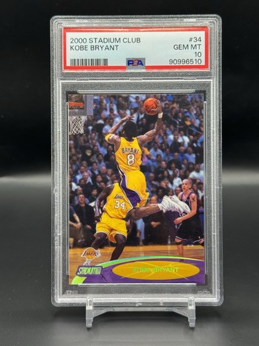 2000 Topps Stadium Club Kobe Bryant #34 PSA 10 GEM MINT | eBay