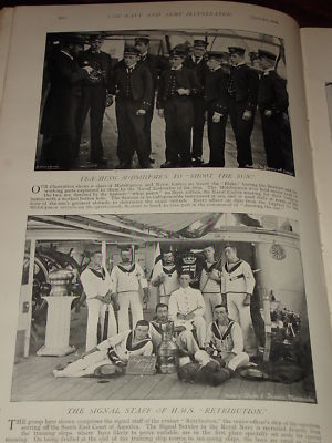 1896 SEXTANTE MIDSHIPMEN SEGNALE STAFF HMS RETRIBUTION | eBay