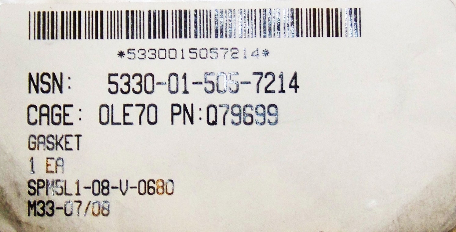 HMMWV H1 M998 M1114 CUMMINS Q79699 NEW GASKET POWER STEERING FILTER ...