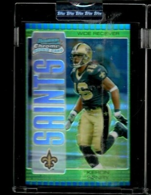 Keron Henry 2005 Bowman Chrome New Orleans Saints Green Refractor RC ...