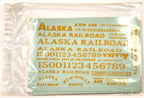 Walthers HO Decals #934-119530 Alaska Railroad 70 Ton 40' Open Hopper ...