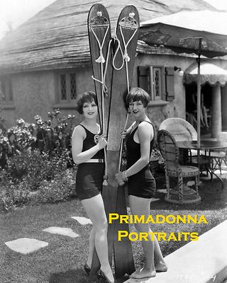 CLARA BELL 8X10 Lab Photo 1920s SEXY Swimsuit Enchantress Portrait BOW ...