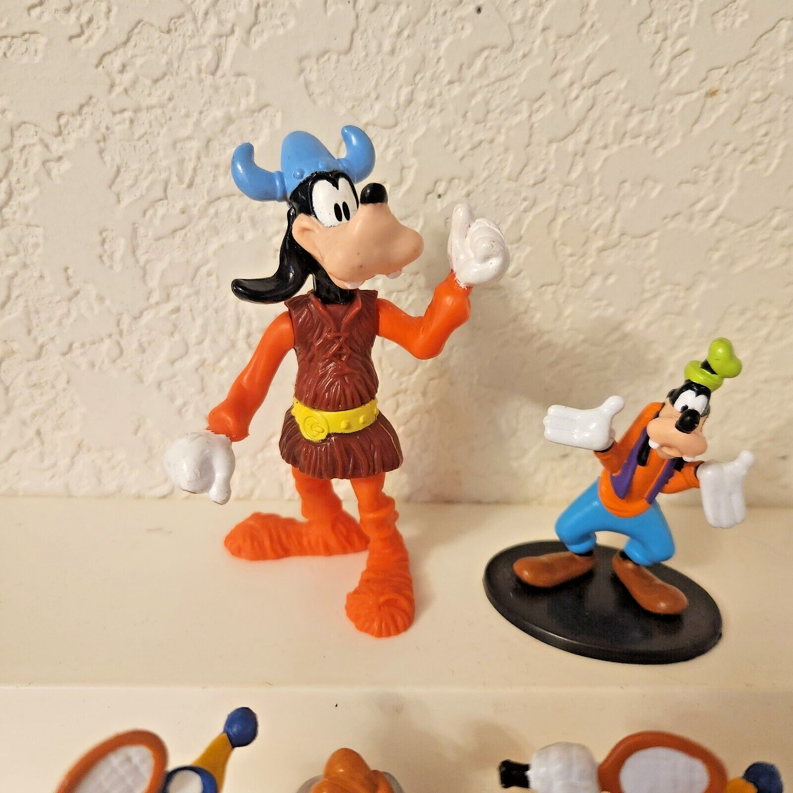 4 Vtg Disney Applause / Epcot Goofy PVC Figure Sports Topper Lot 90's ...