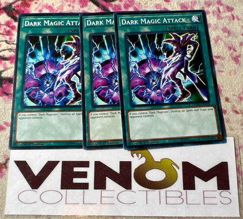 3x (VLP) - Dark Magic Attack - LEDD-ENA20 - Common - 1st Edition YuGiOh ...