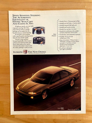 1994 Vintage Print Ad Dodge Intrepid | eBay