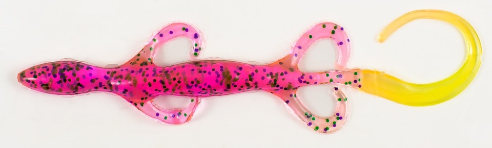 (LOT OF 6) BERKLEY POWERBAIT POWER LIZARD 6" PBBPL6-CTCC CTTN CANDY ...