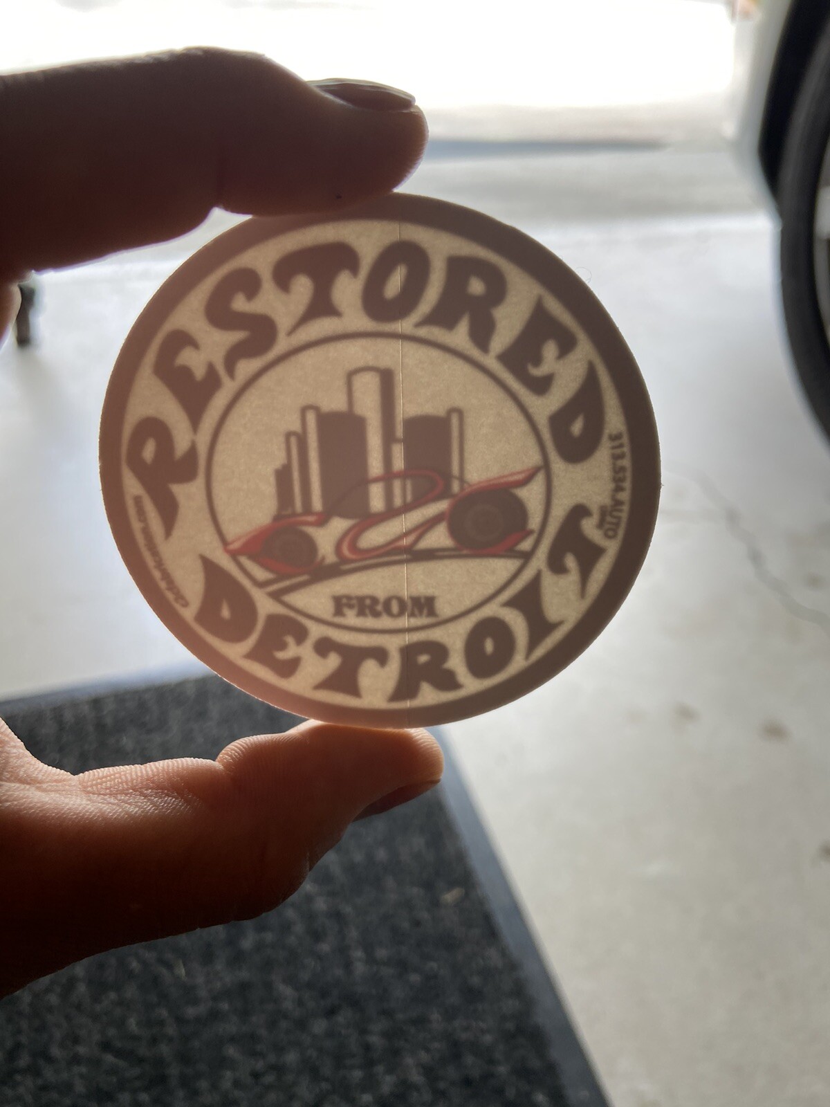 Restored Detroit sticker decal Street Mod toolbox hotrod drag race ...