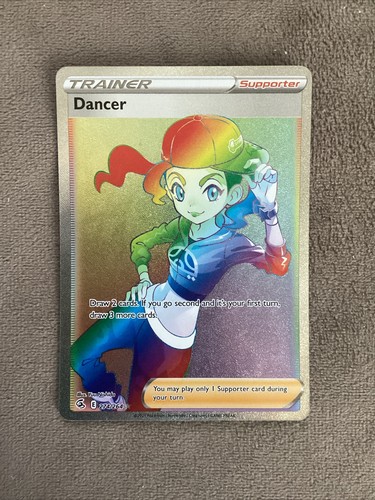 Dancer 274/264 Pokémon Fusion Strike Trainer Holo Rainbow Secret Rare ...