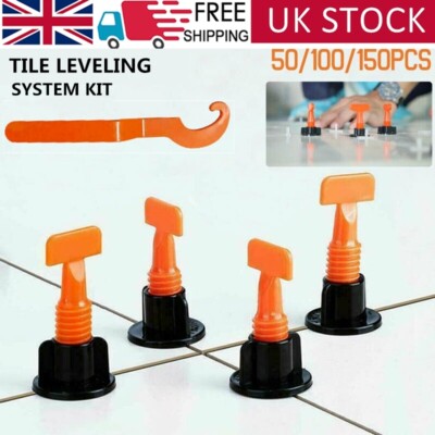 50-150x Tile Leveling System Kits Leveler Spacer Wall Floor Tool ...