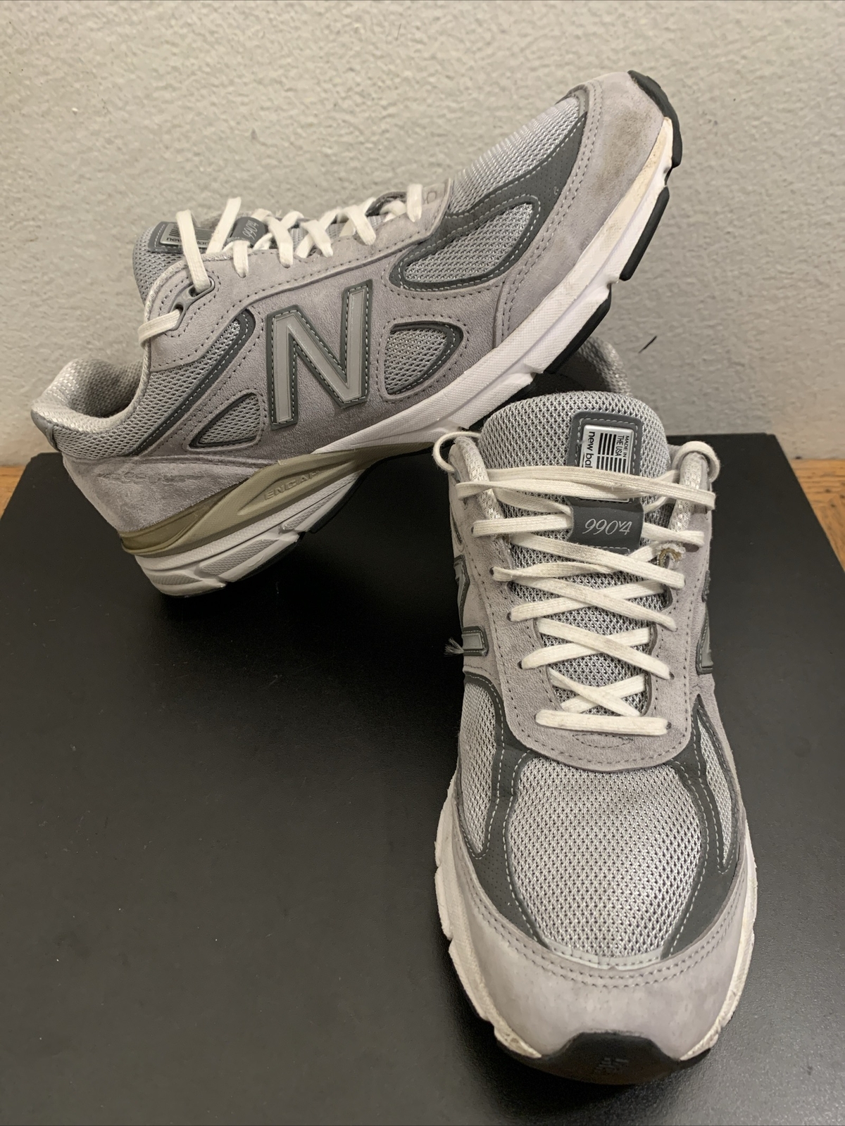 New Balance M990GL4 Made in USA Grey Silver Sneakers … - Gem