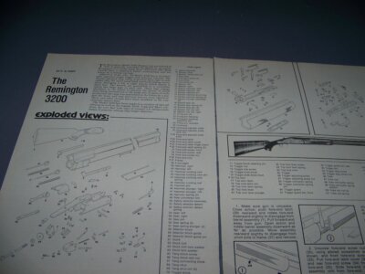 REMINGTON MODEL 3200 (12 GA.) SHOTGUN..DETAILS/EXPLODED VIEW (840W) | eBay