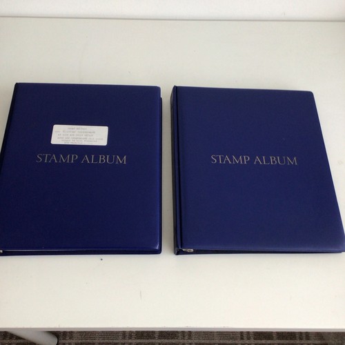 Two WH Smith Stamp Albums One Worldwide One Brit & Commonwealth Pact ...