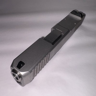 HGW Complete Slide for Glock 26 Gen3/4 9mm Bull Nose Stainless Steel ...