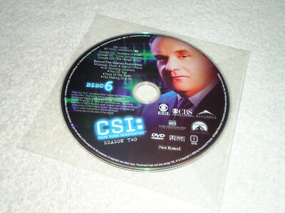 CSI Crime Scene Investigation Season 2 DISC 6 DVD REPLACEMENT only | eBay