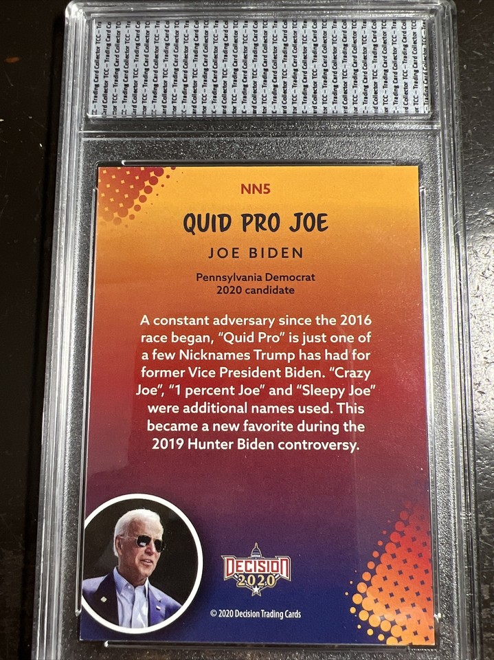 2020 Decision Trump Nicknames Joe Biden Silver Graded Gem Mint 10 | eBay