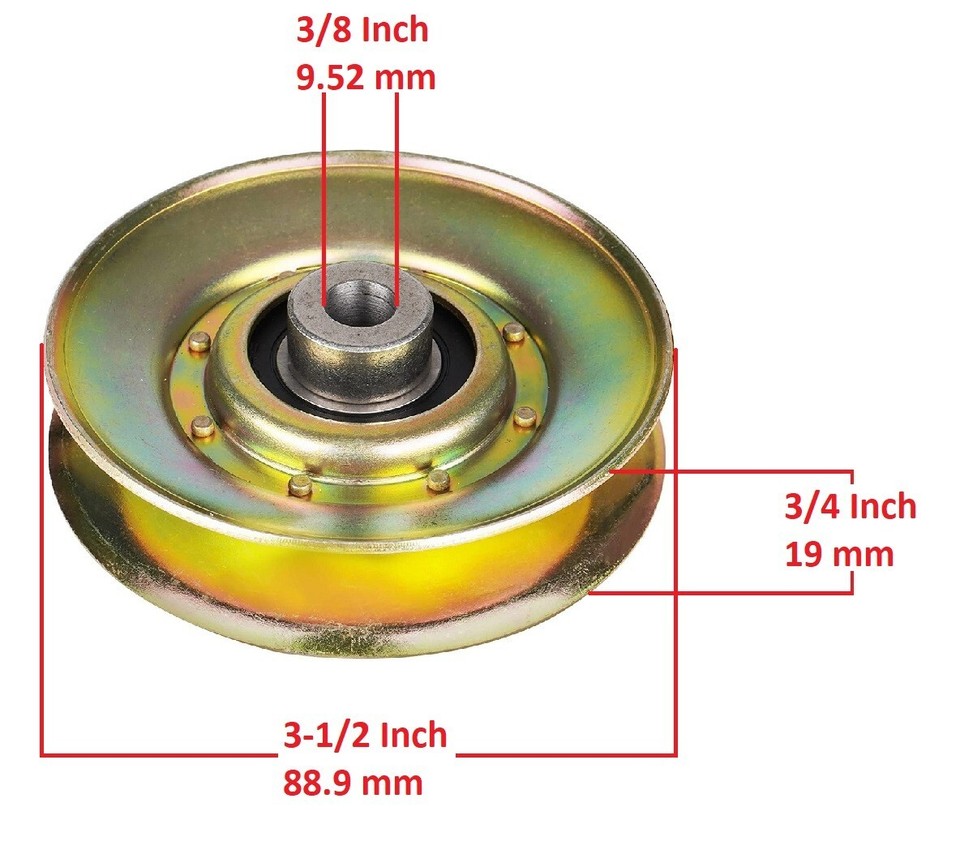 Drive V Idler Pulley for Husqvarna GTVH200 GTVH205 LT120 LT1238 LT125 ...
