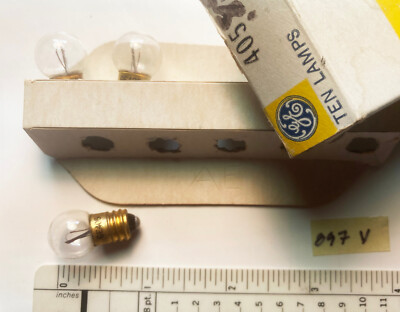 3 NOS Vintage GE Miniature No. 405 lamp bulb | eBay