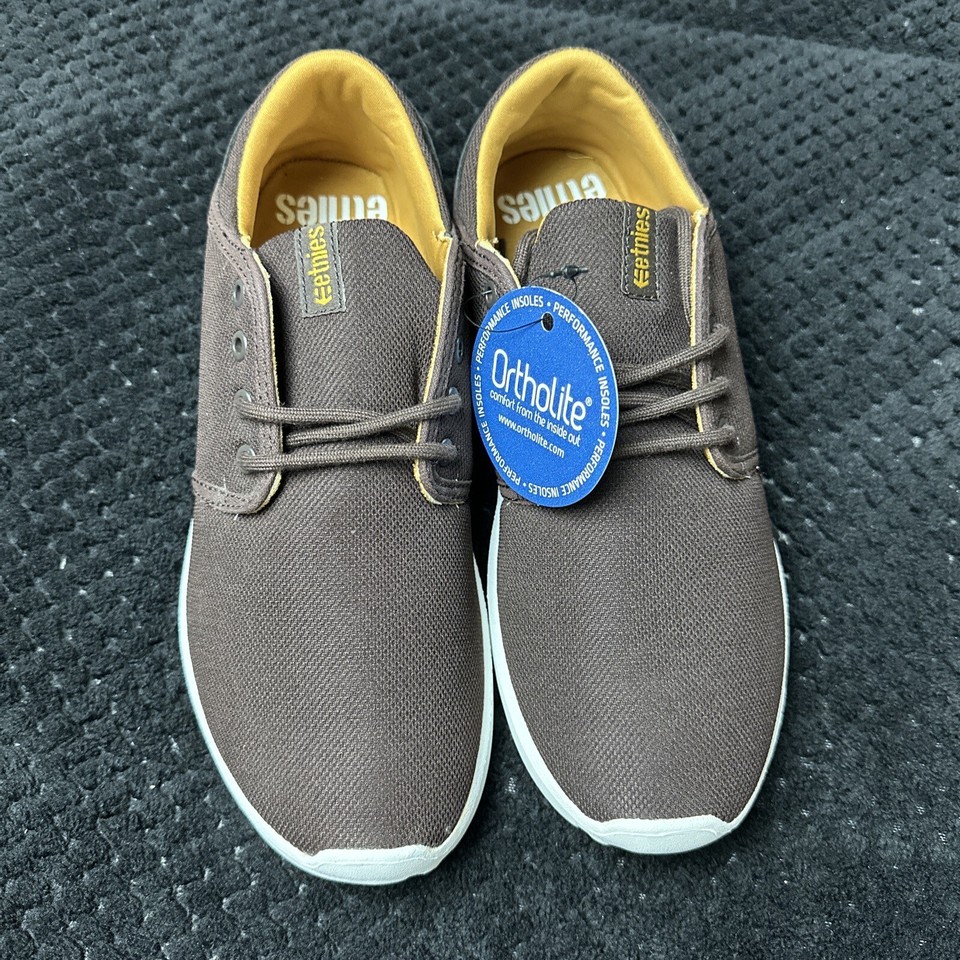 Etnies Scout Shoes Brown/White/Gum Size 8 New | eBay