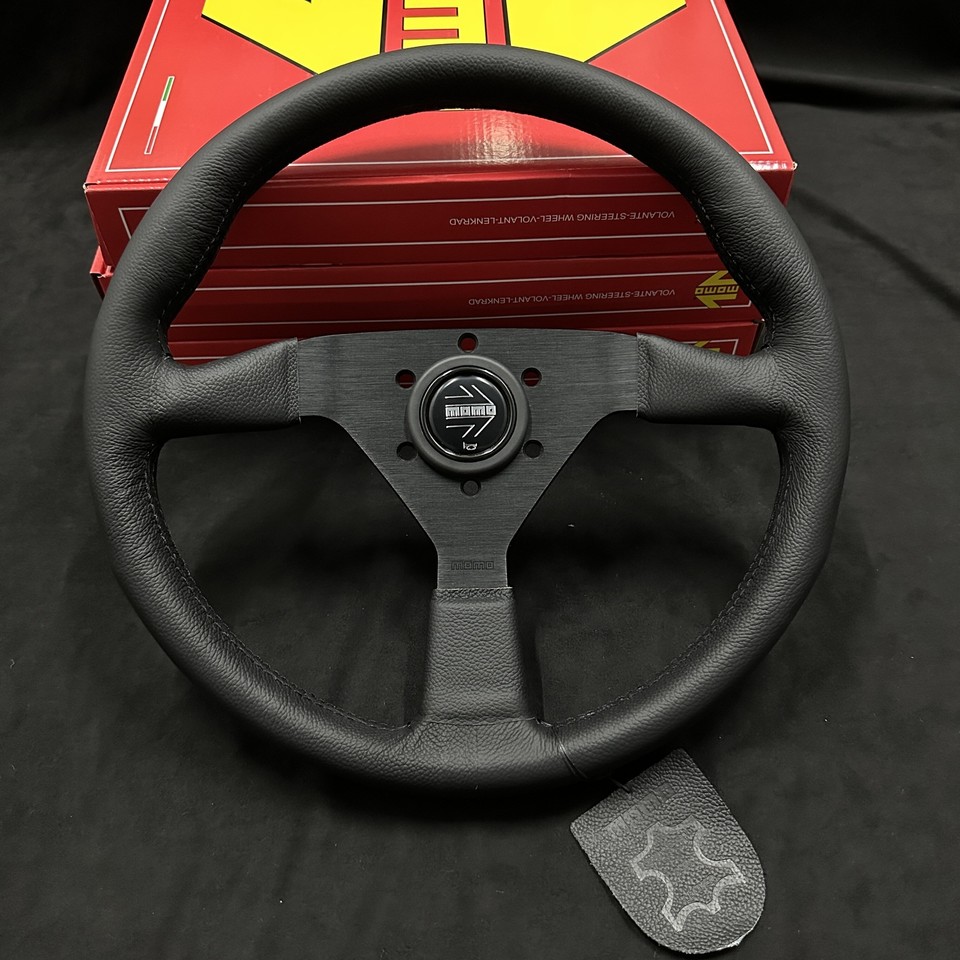 14 inch modified racing car leather steering wheel V1 universal hole ...