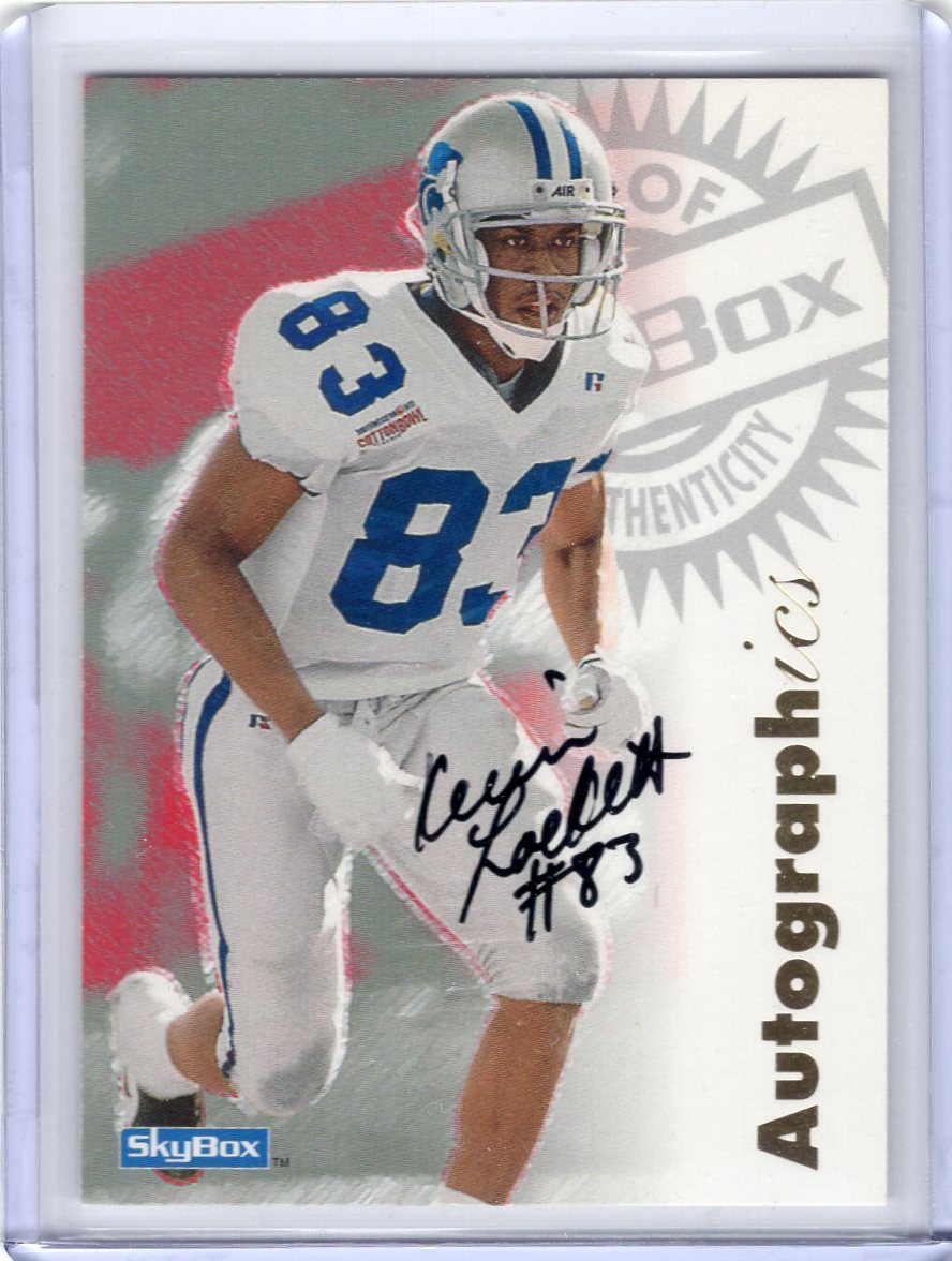 KEVIN LOCKETT 1997 Skybox AUTOGRAPHICS - AUTOGRAPHED ROOKIE CARD ...