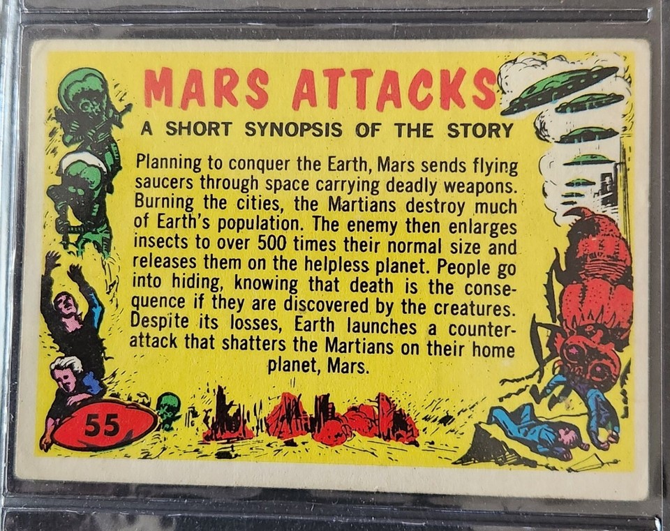 mars attacks 1962 original COMPLETE SET | eBay