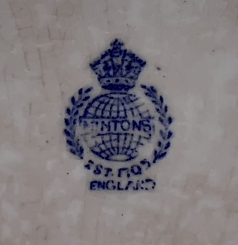 Minton Made in England Poonah Pattern Crescent Salad Plate Set of 6 ...