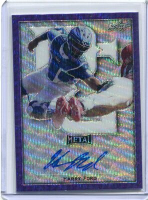 2020 Leaf Perfect Game All-American Metal Purple Wave Harry Ford Auto 1 ...