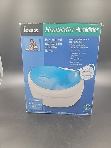Kaz HealthMist Humidifier Model 3020 Cool Mist 3.8L Capacity Air Filter ...