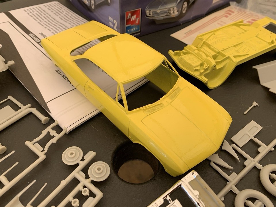 1/25 model car kit 1969 chevy corvair amt ertl for parts junkyard | eBay