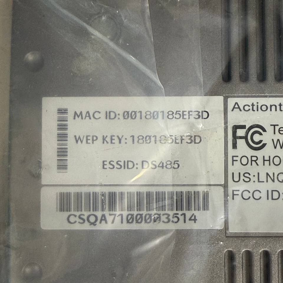 Verizon Actiontec GT704WG Wireless DSL Modem Router - New in Sealed Bag ...