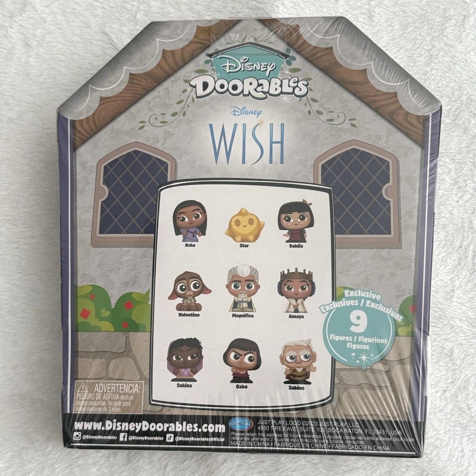 Disney Wish Asha Doll Microphone 9Pc Doorables Blind Plush Figure Lot ...