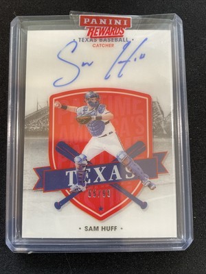 Sam Huff Texas Rangers 2021 Chronicles Auto/99 | eBay