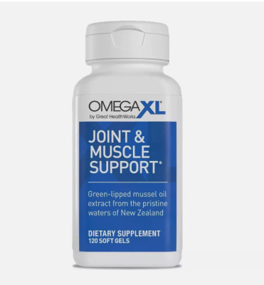 Omega XL 120 Capsules - Green Lipped Mussel New Zealand Omega 3 EXP -08 ...