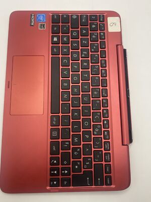 Clavier AZERTYcompatible avec ASUS model T100H Mobile Dock de couleur ...