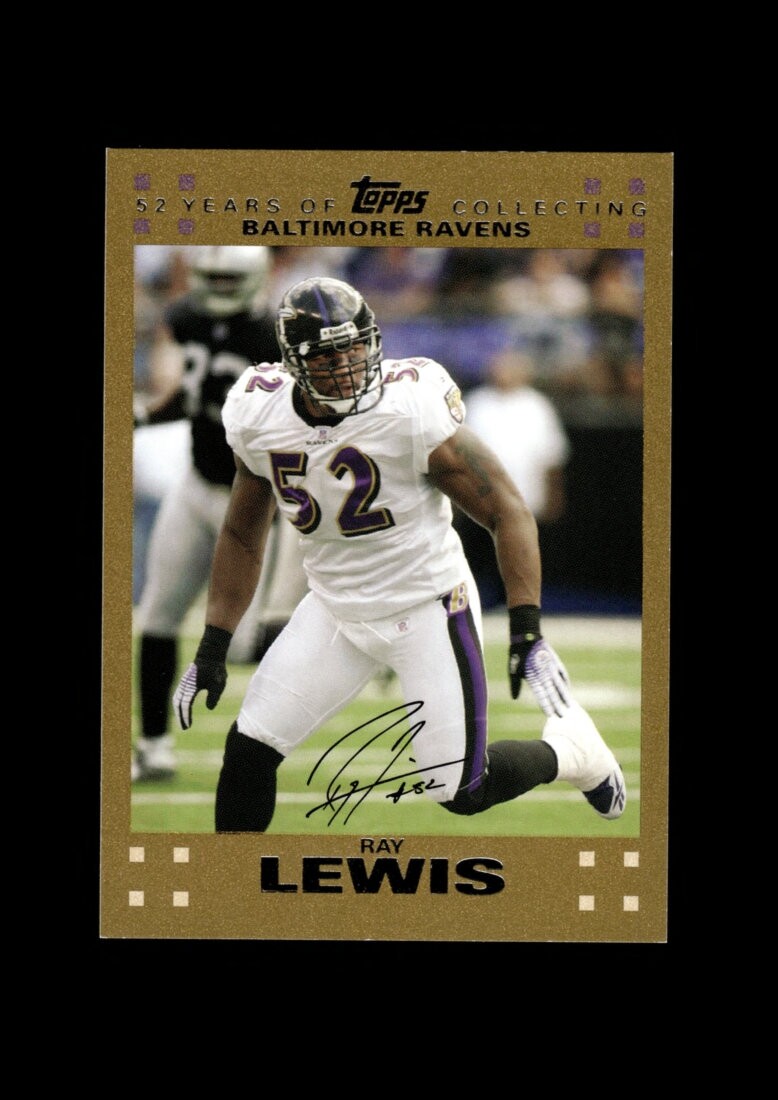 2007 Topps Gold: #268 Ray Lewis /52 NM-MT OR BETTER *GMCARDS* | eBay